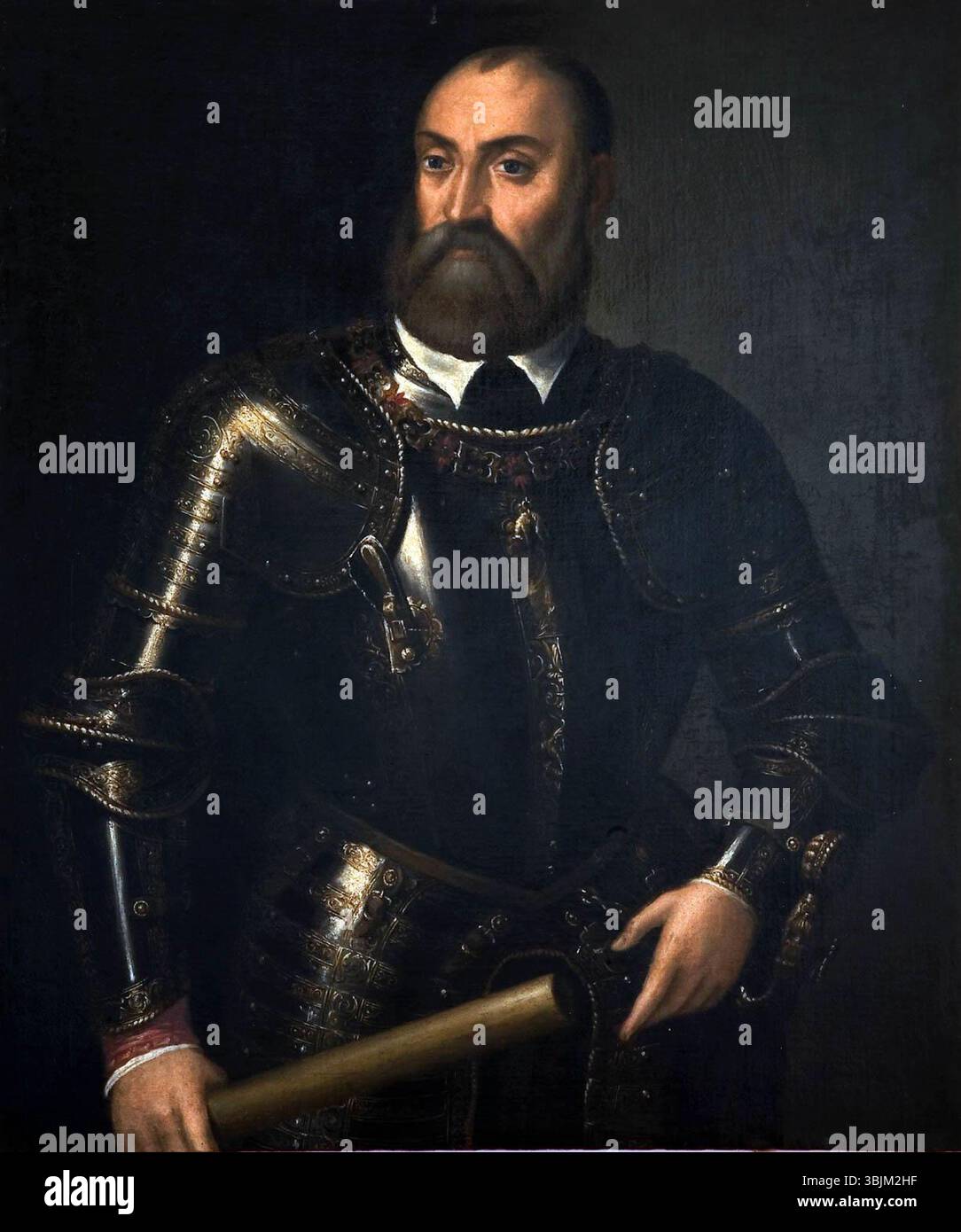 This 16th-century portrait depicts Count Ferrante I Gonzaga, an Italian ...
