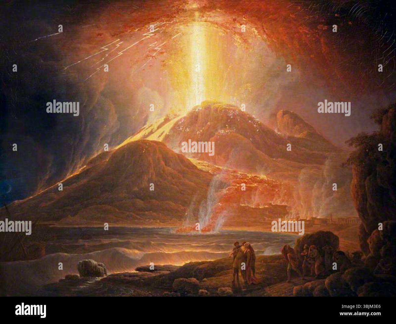More, Jacob; Mount Vesuvius in Eruption; National Galleries of Scotland ...