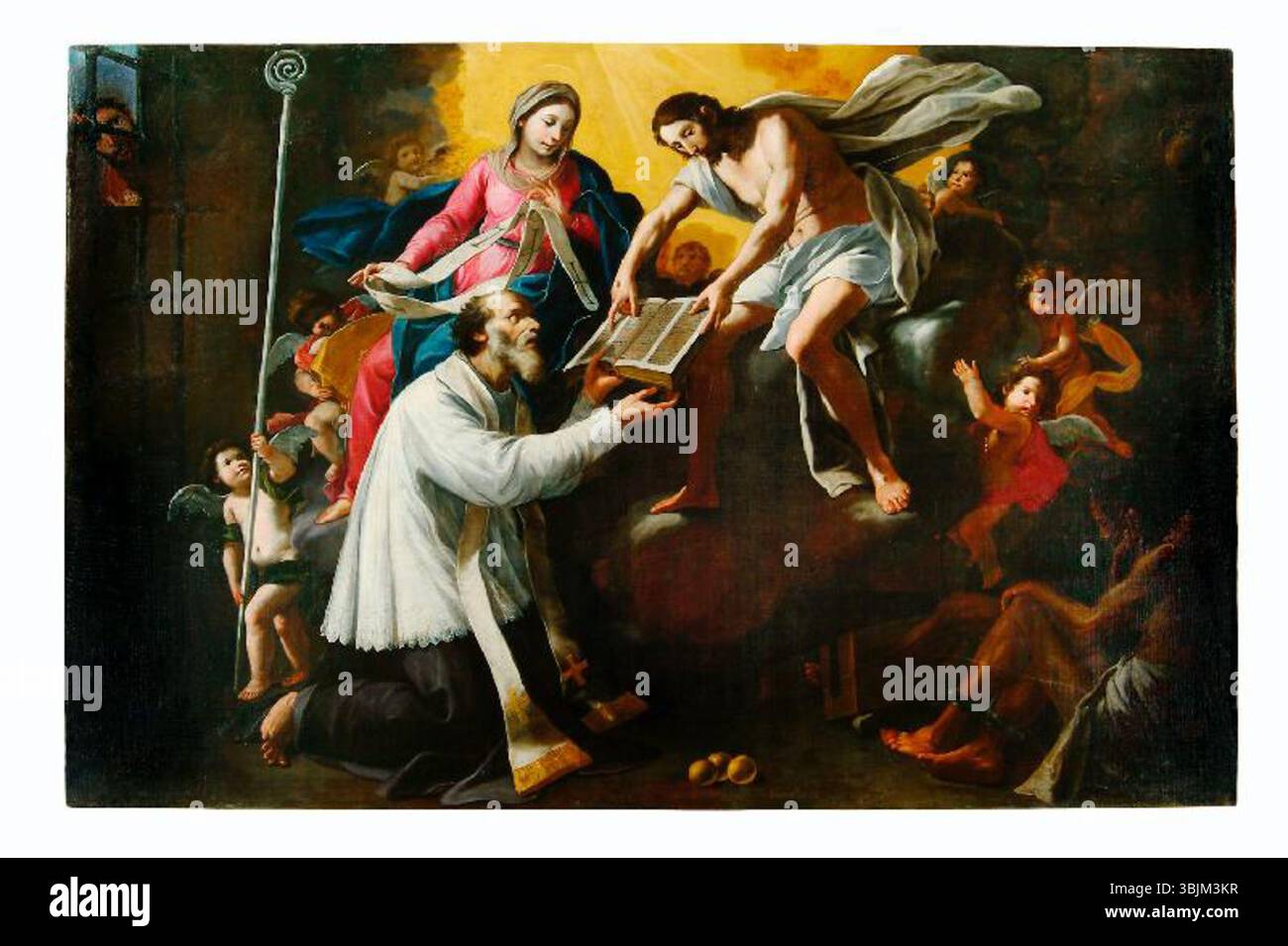 Oil painting by Gregorio Preti (1603–1672), created in the 17th century ...