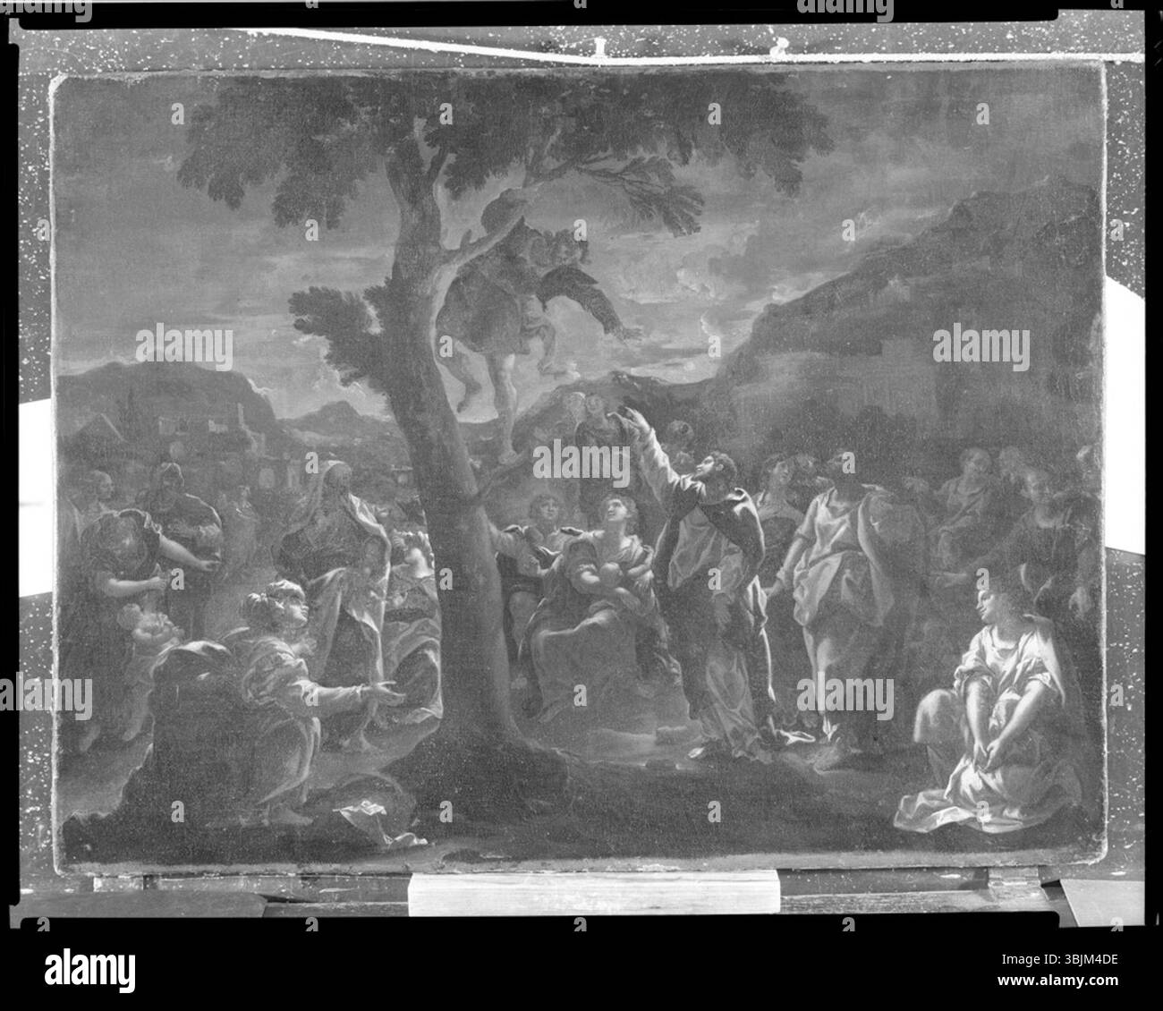 Lucio Massari's 'Zaccheus in the Tree' (circa 1630) is an oil on canvas ...