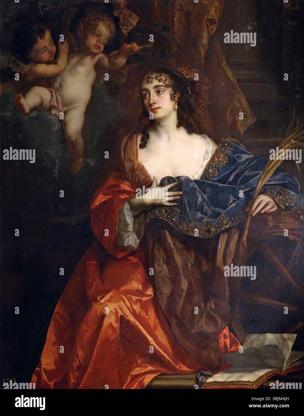 Sir Peter Lely’s portrait of Eleanor Needham, Lady Byron (1627–1664), painted in the mid-17th ...