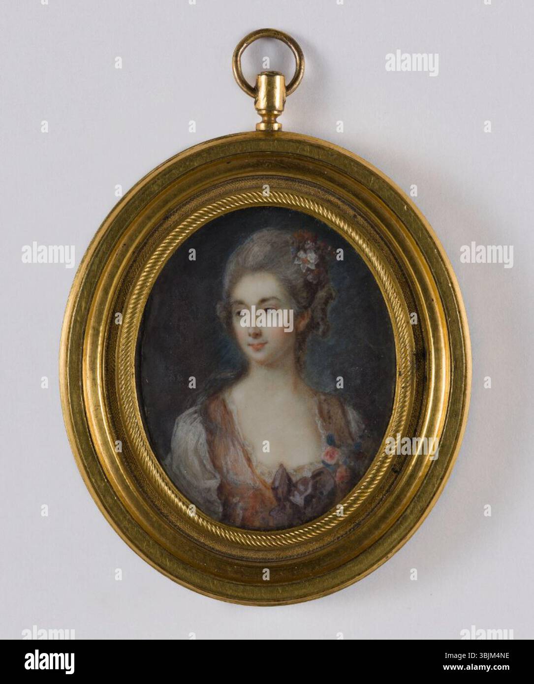 This portrait by Peter Adolf Hall (1739–1793) depicts an unidentified ...