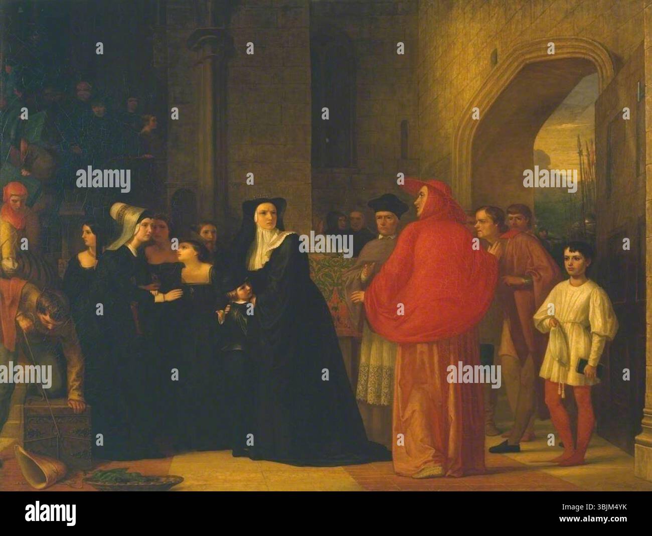 Bell, John Zephaniah; Cardinal Bourchier Urges the Widow of Edward IV ...