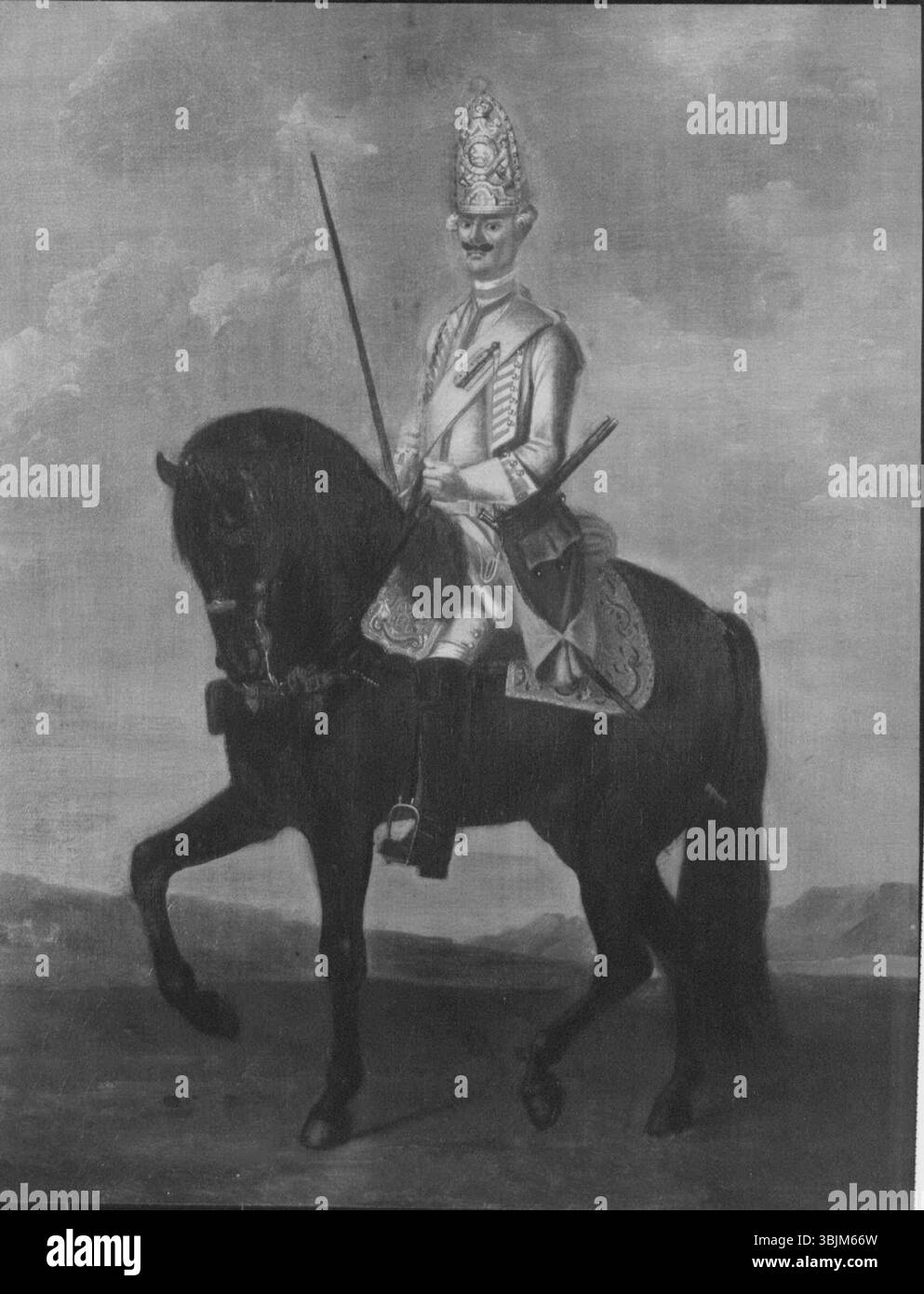 David Morier’s painting shows a grenadier of the 5th Regiment of ...