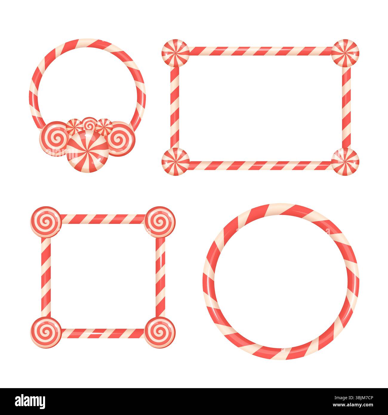 Peppermint loop vector vectors hi-res stock photography and images - Alamy