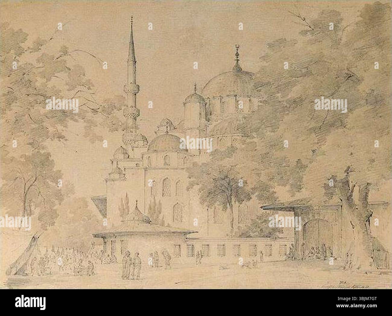 'Den Blå Moske' (The Blue Mosque) by Harald Conrad Stilling (1852) is a ...