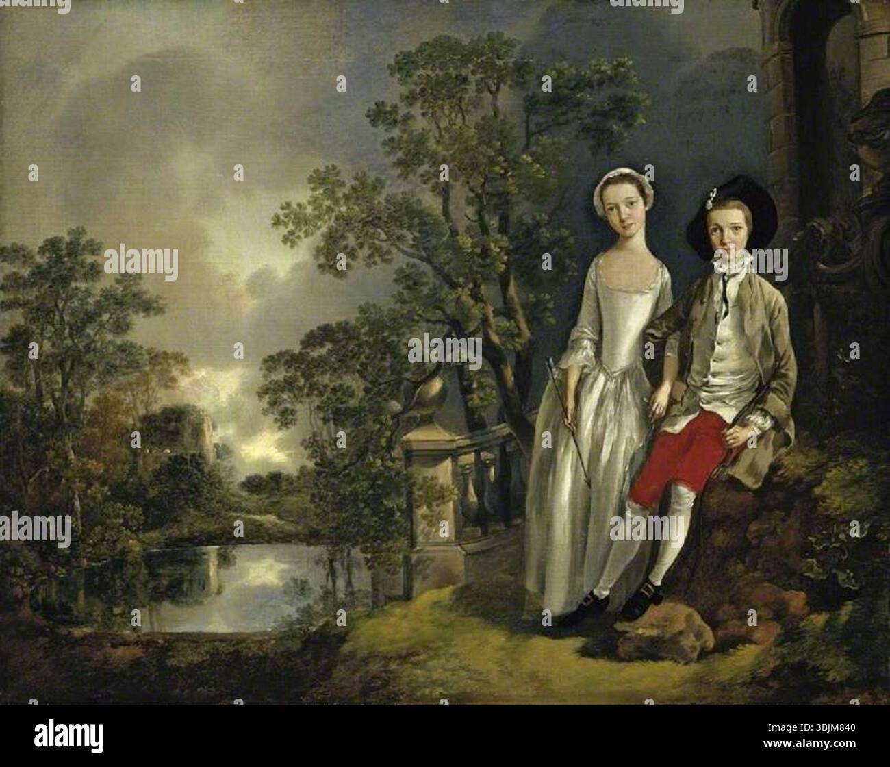 Gainsborough, Thomas; Heneage Lloyd and His Sister, Lucy; The ...