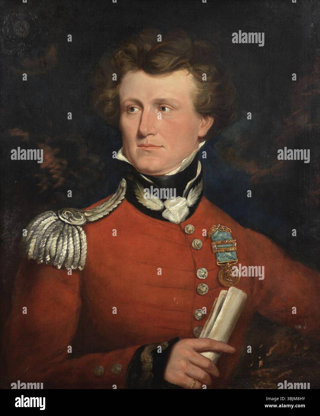 This portrait, attributed to the circle of Ramsay Richard Reinagle, depicts John Charles ...