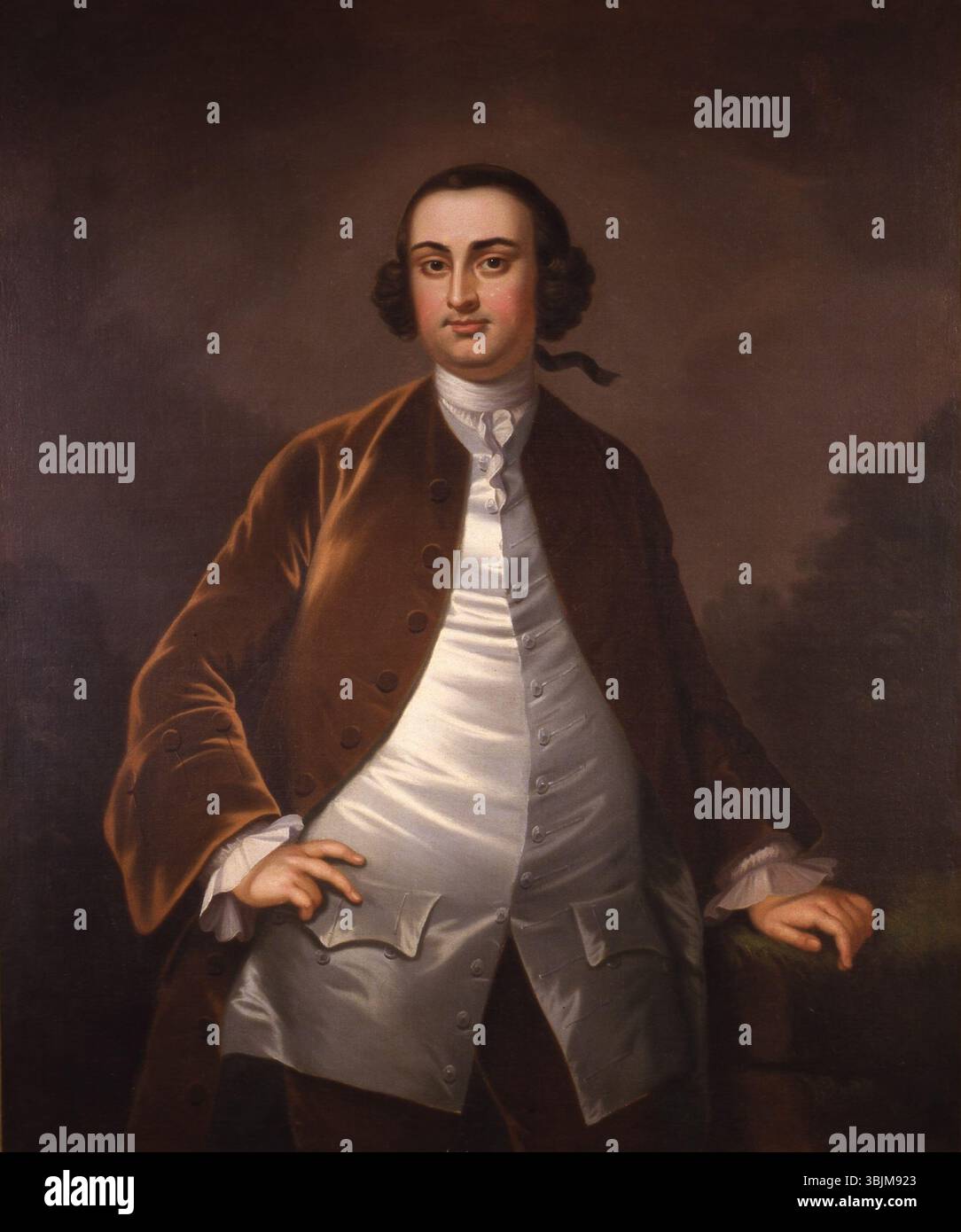 This 1757 portrait by John Wollaston depicts Daniel Parke Custis, a ...