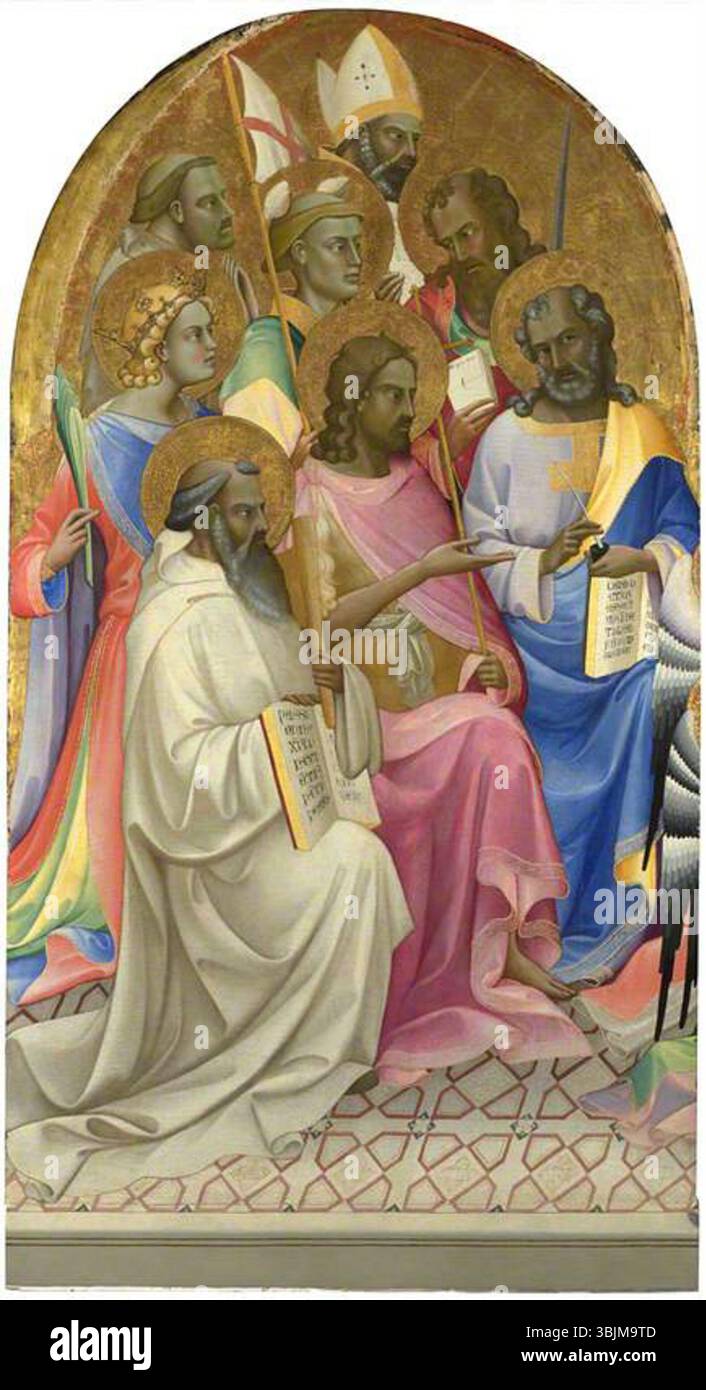 Lorenzo Monaco; Adoring Saints: Left Main Tier Panel; The National ...