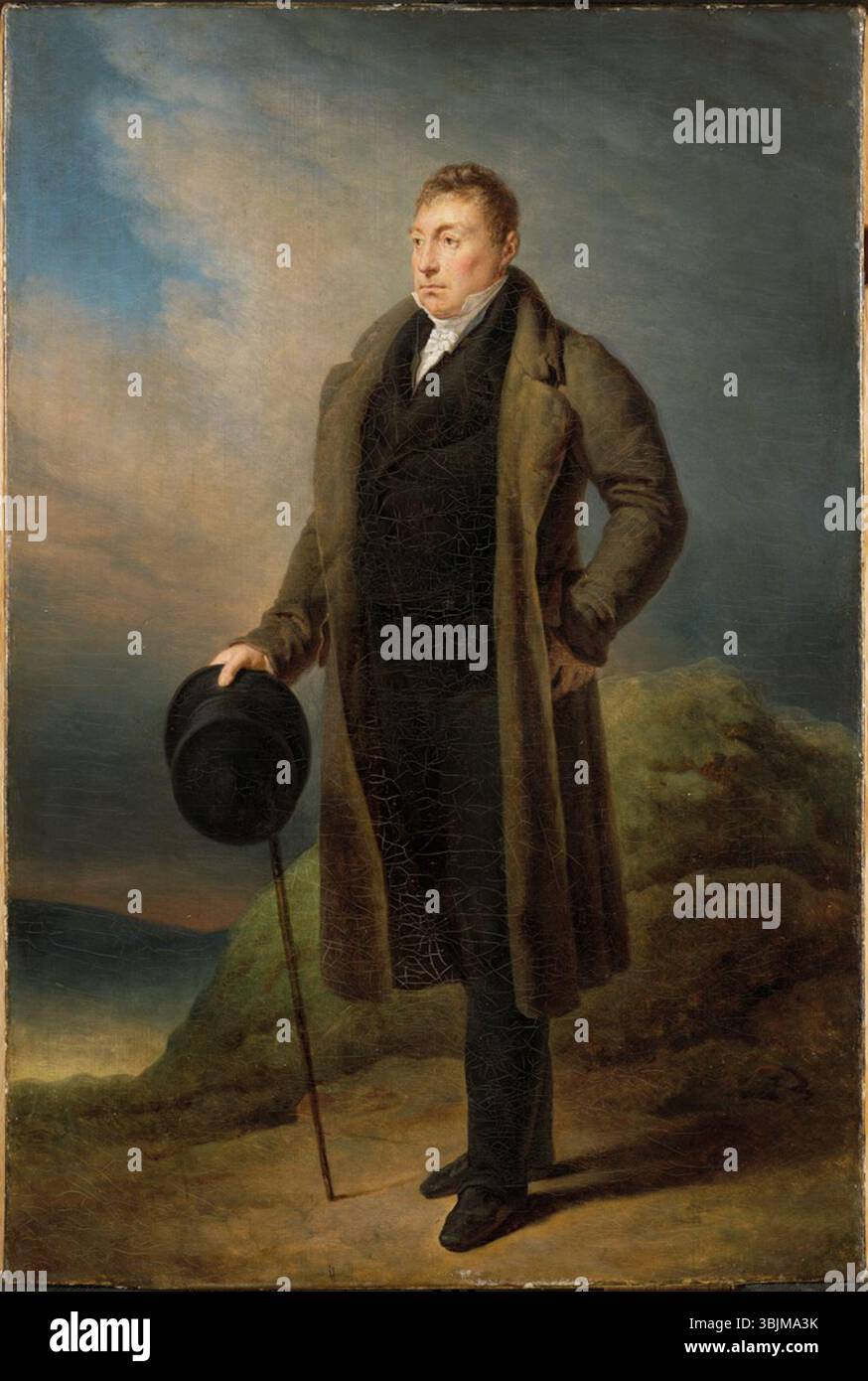 Ary Scheffer's 1822 oil painting of the Marquis de Lafayette (1757–1834 ...