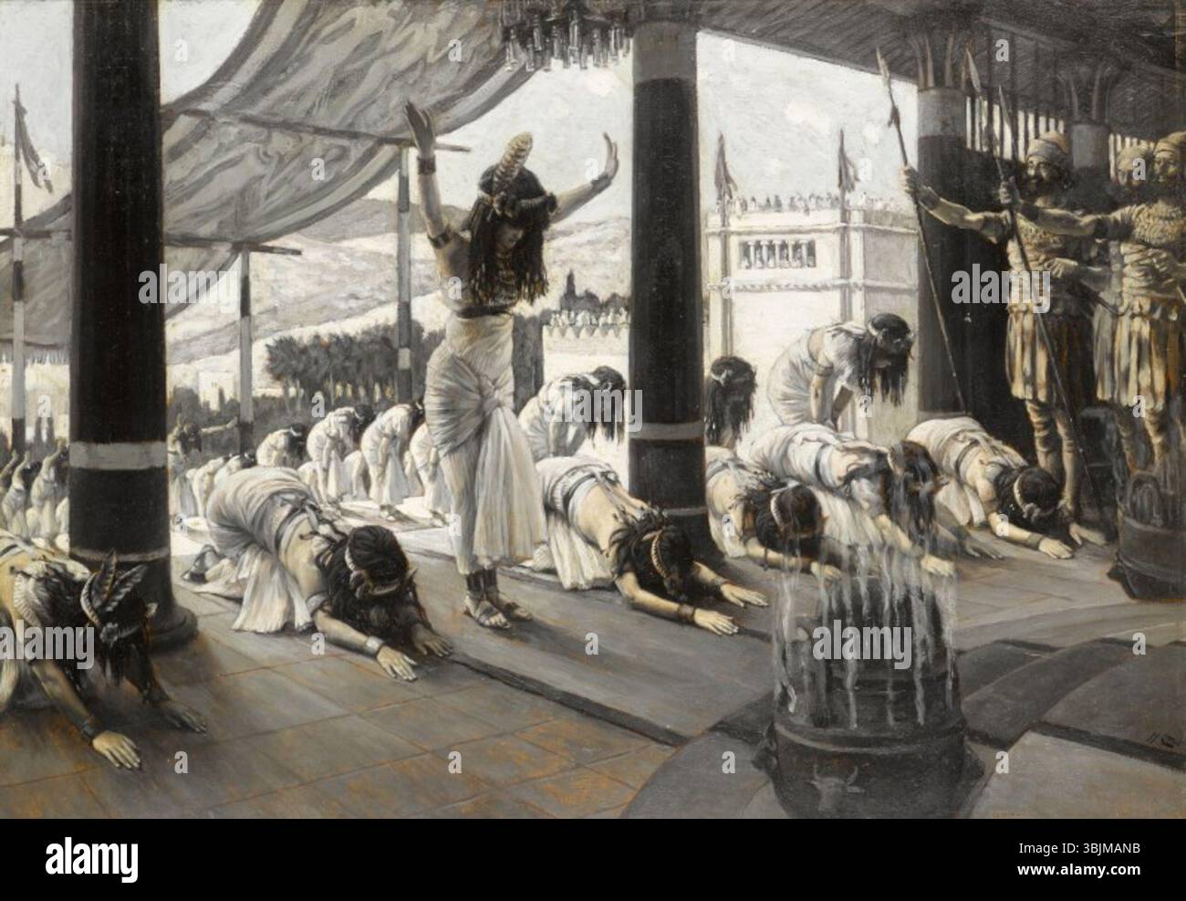 This oil on panel painting by James-Jacques-Joseph Tissot illustrates ...