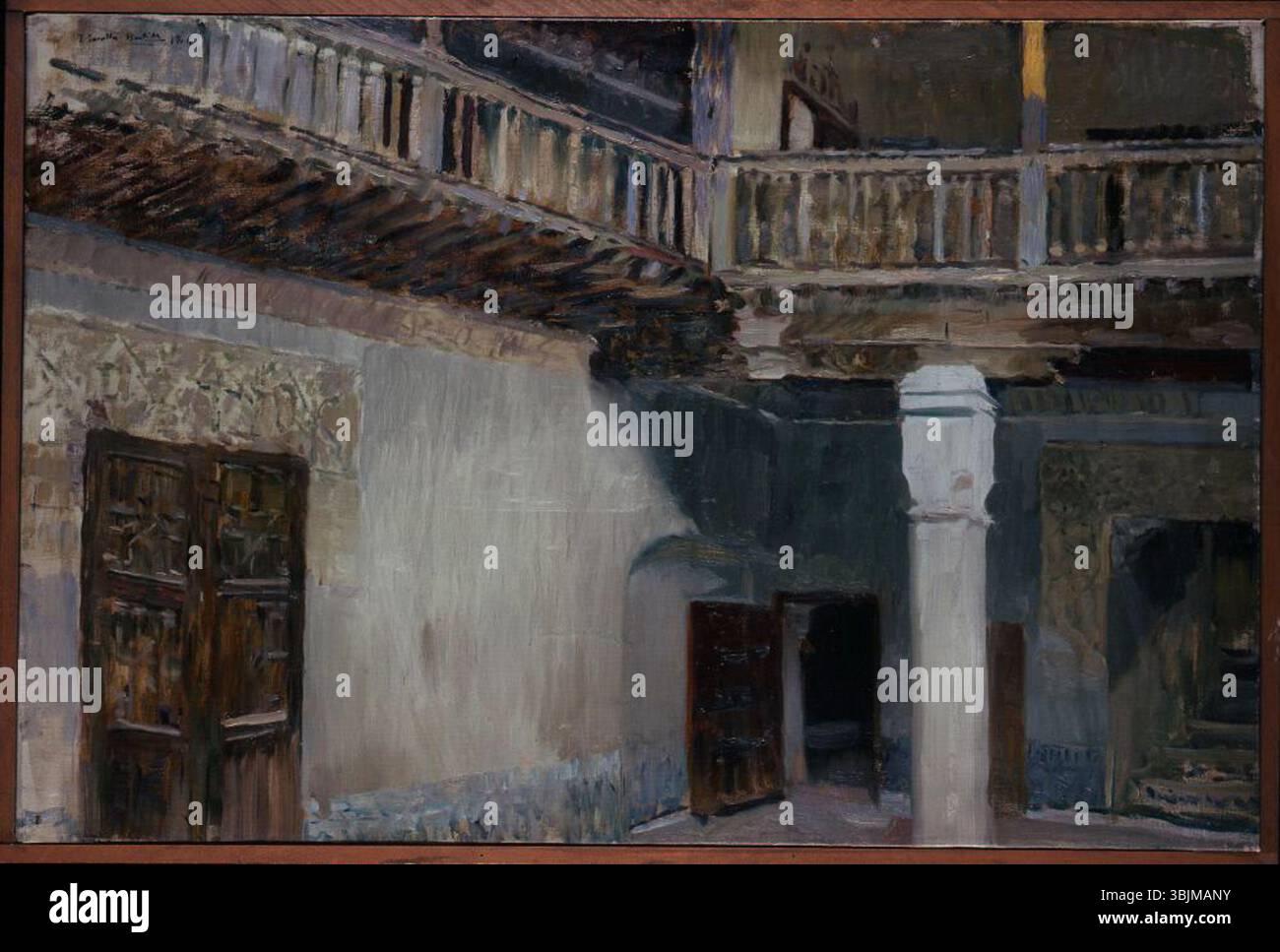 Joaquín Sorolla (1863–1923) painted 'House of El Greco, Toledo' in 1906 ...