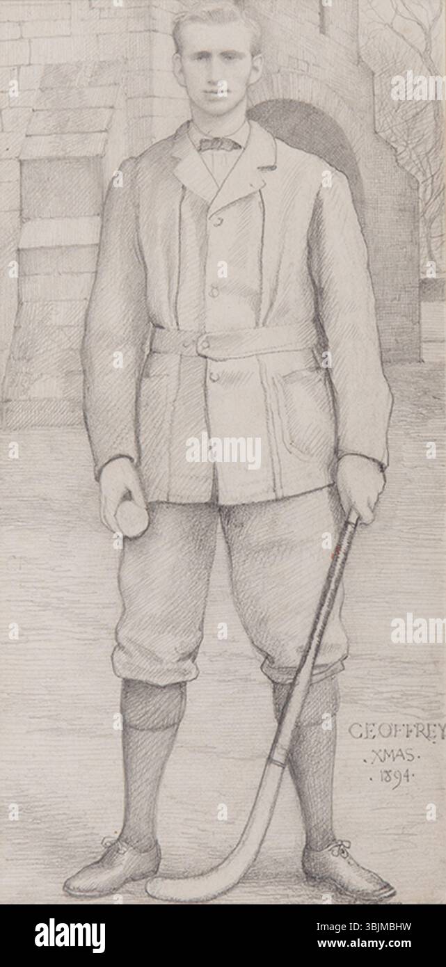 This 1894 pencil drawing by George Howard, 9th Earl of Carlisle ...