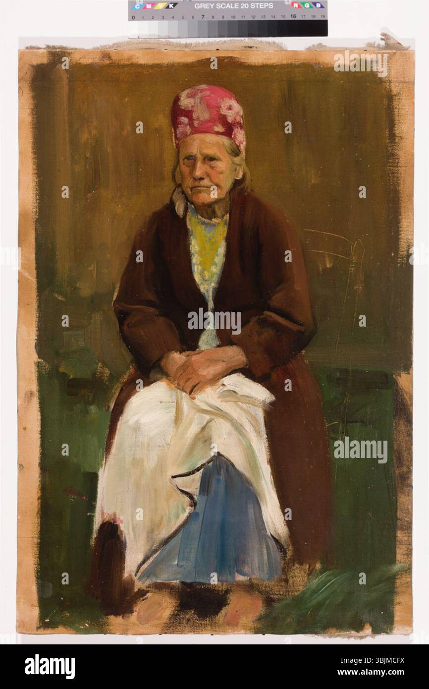 Paul Raud’s 'Eva Trenblut (Istuv naine)' (Eva Trenblut, Sitting Woman ...