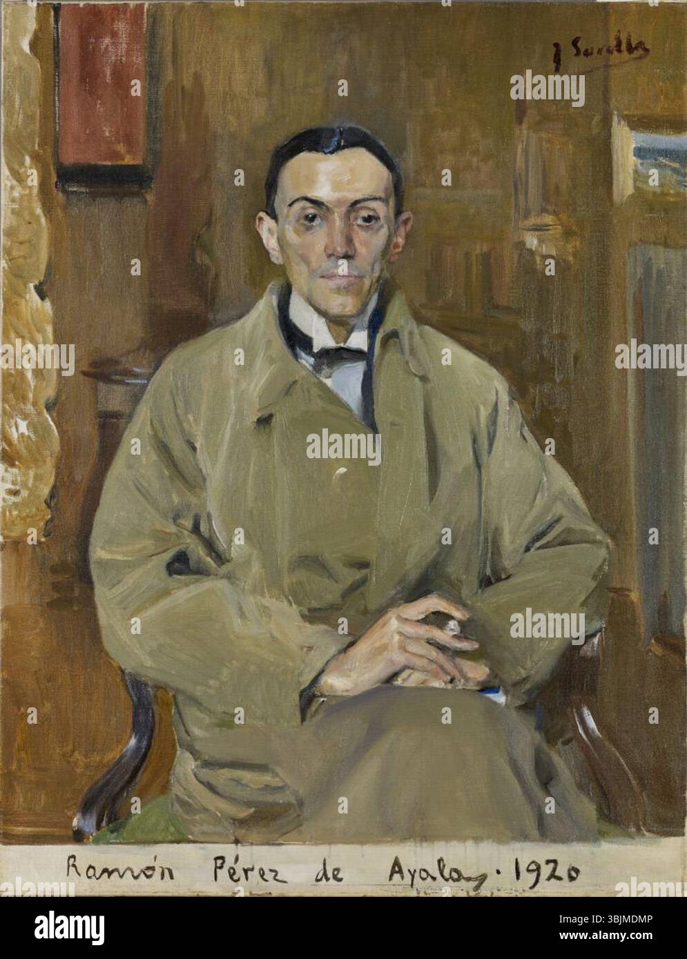 'Ramón Perez de Ayala' (1920) by Joaquín Sorolla y Bastida is a ...