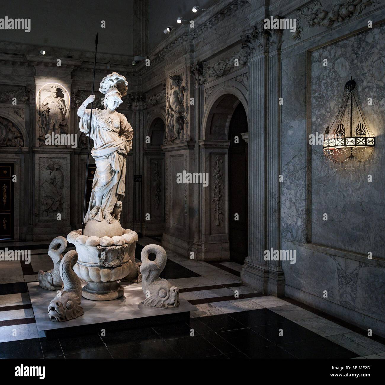 AMSTERDAM - Sculptures by 17th century sculptor Artus Quellinus in the ...