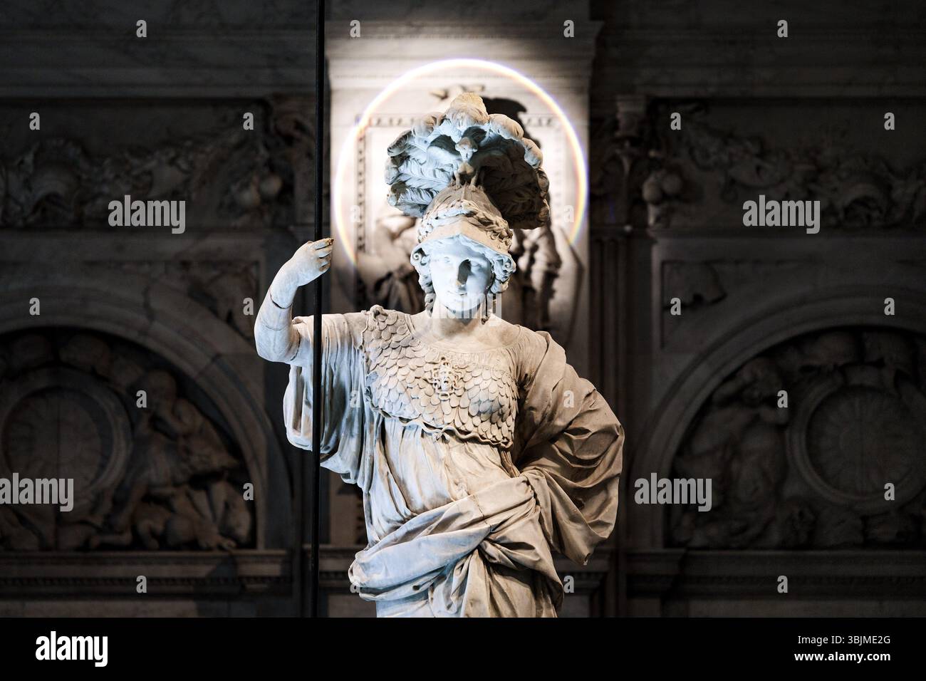 AMSTERDAM - Sculptures by 17th century sculptor Artus Quellinus in the ...