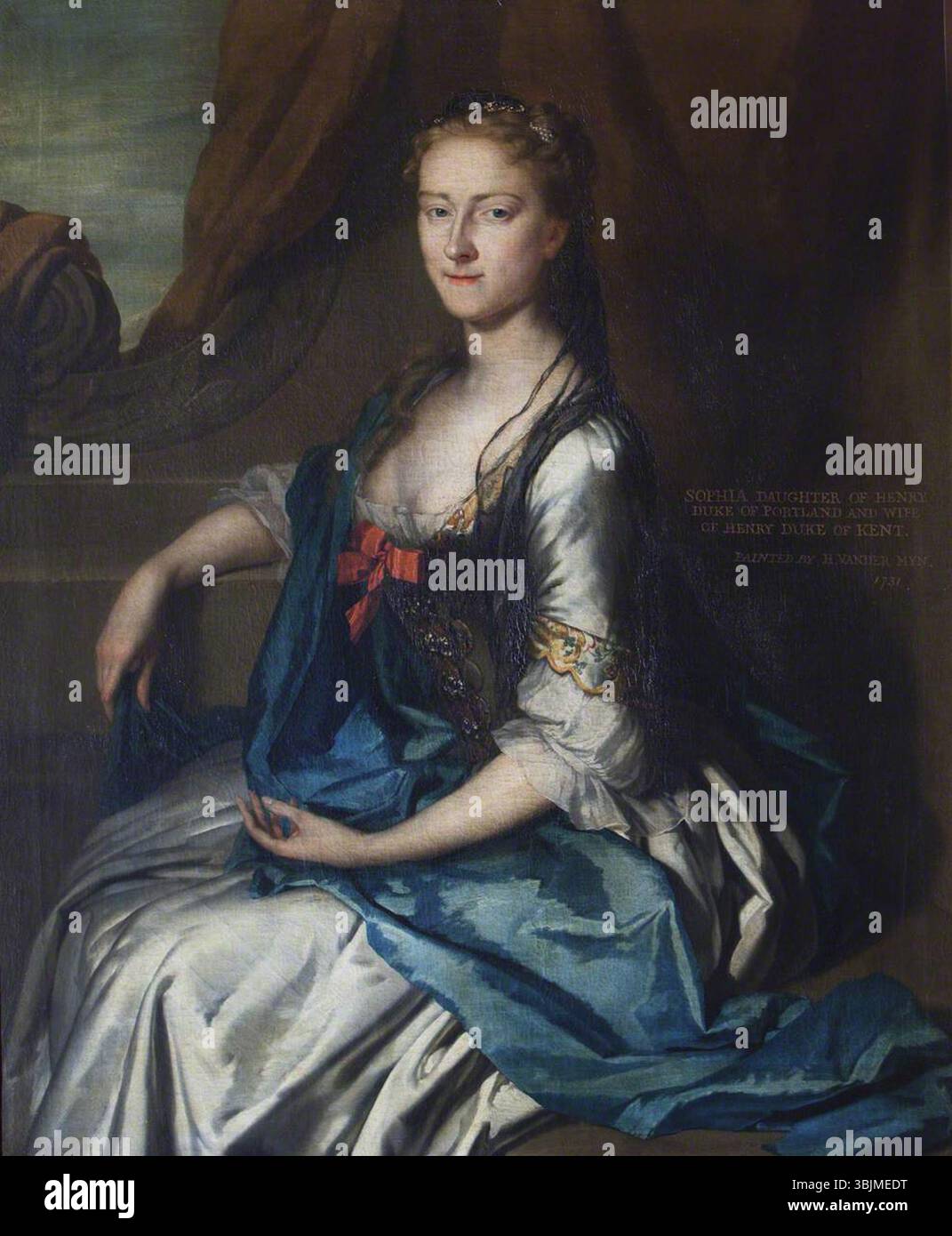 van der Myn, Herman; Lady Sophia Bentinck (d.1741), Duchess of Kent ...