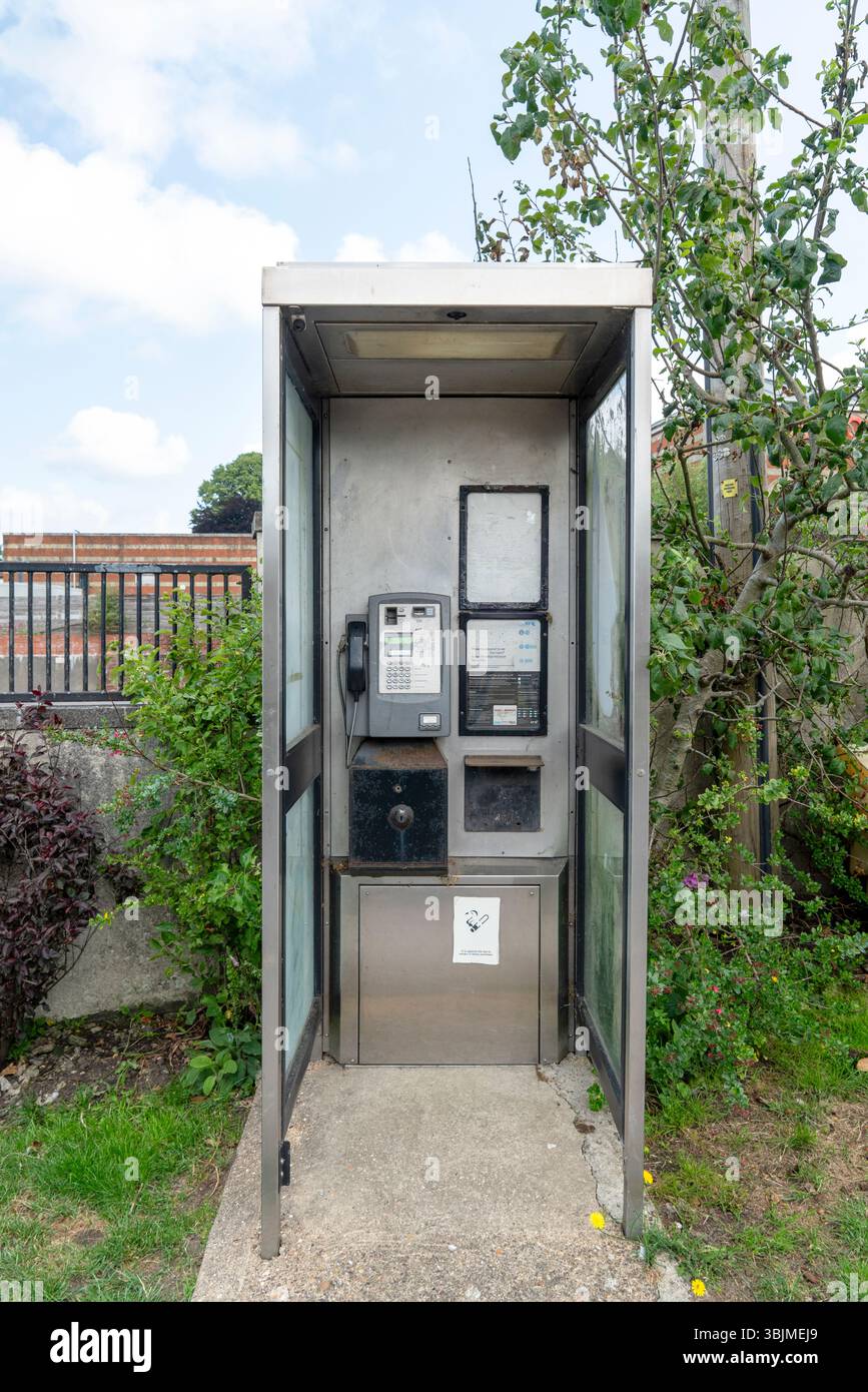 Public telephone box Stock Photo - Alamy