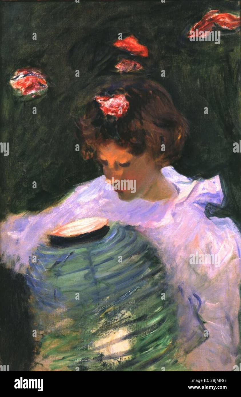 'Study for 'Carnation, Lily, Lily, Rose'' by John Singer Sargent, 1885 ...
