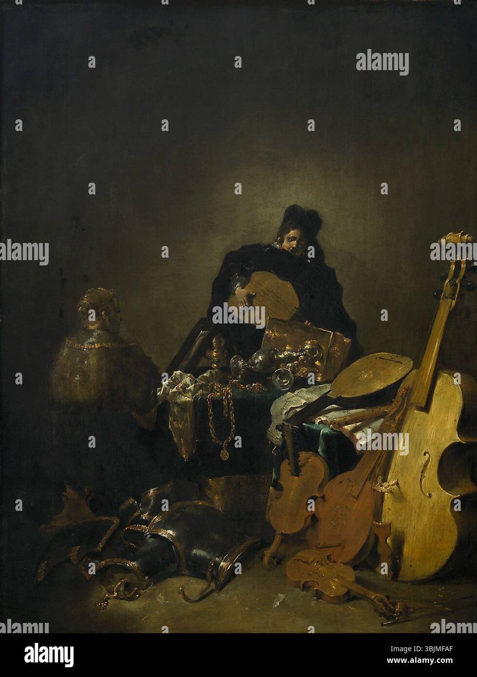 Leonhard Bramer’s 'Allegory of Vanity' (circa 1630-1650) is an oil ...