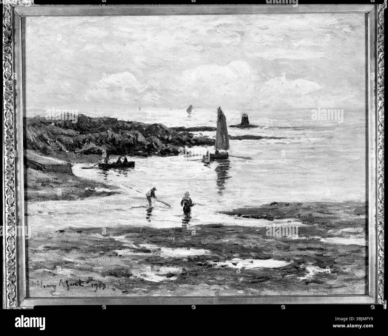 Painted daily life Black and White Stock Photos & Images - Alamy