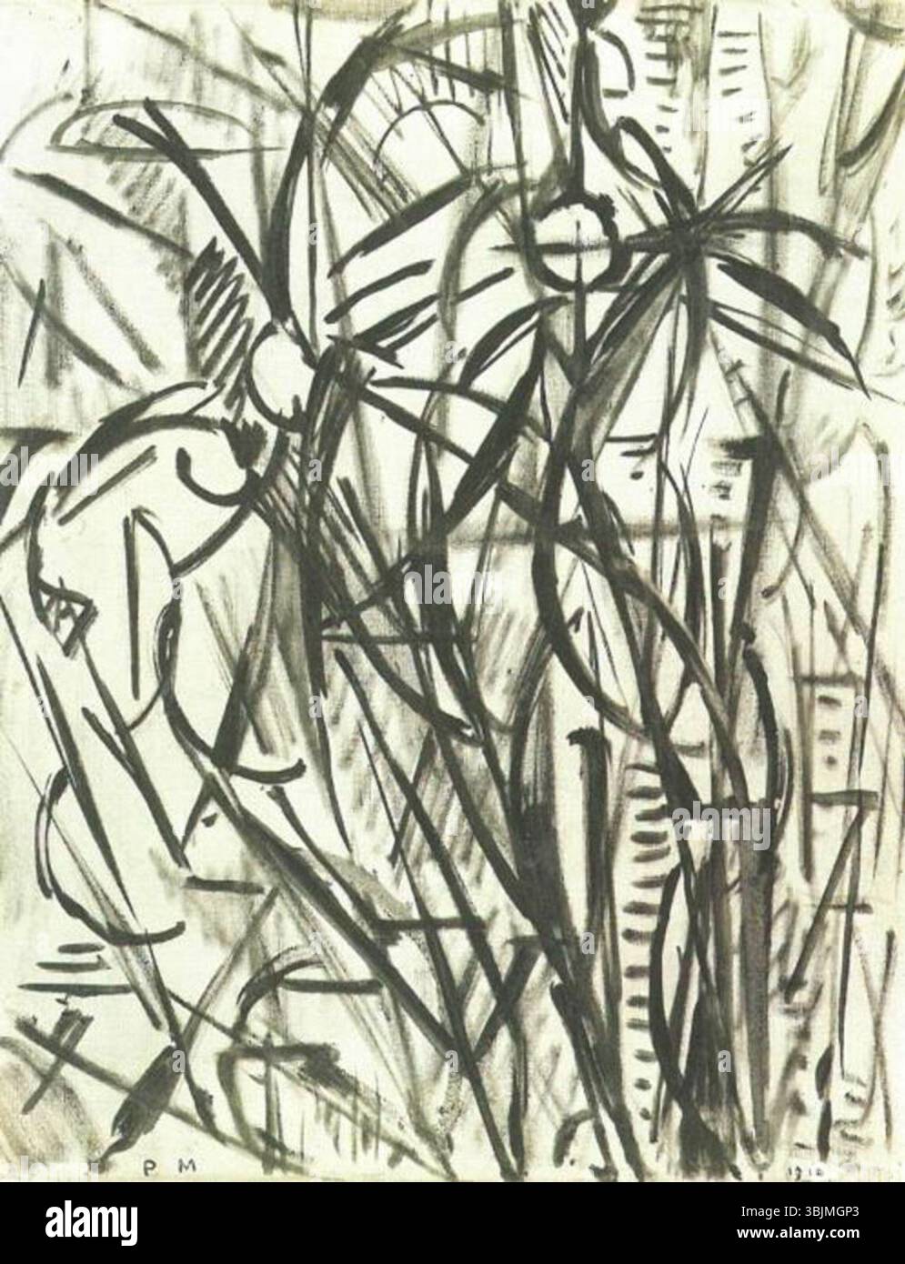 'Eucalyptus' by Piet Mondrian is an oil on canvas painting from 1912 ...