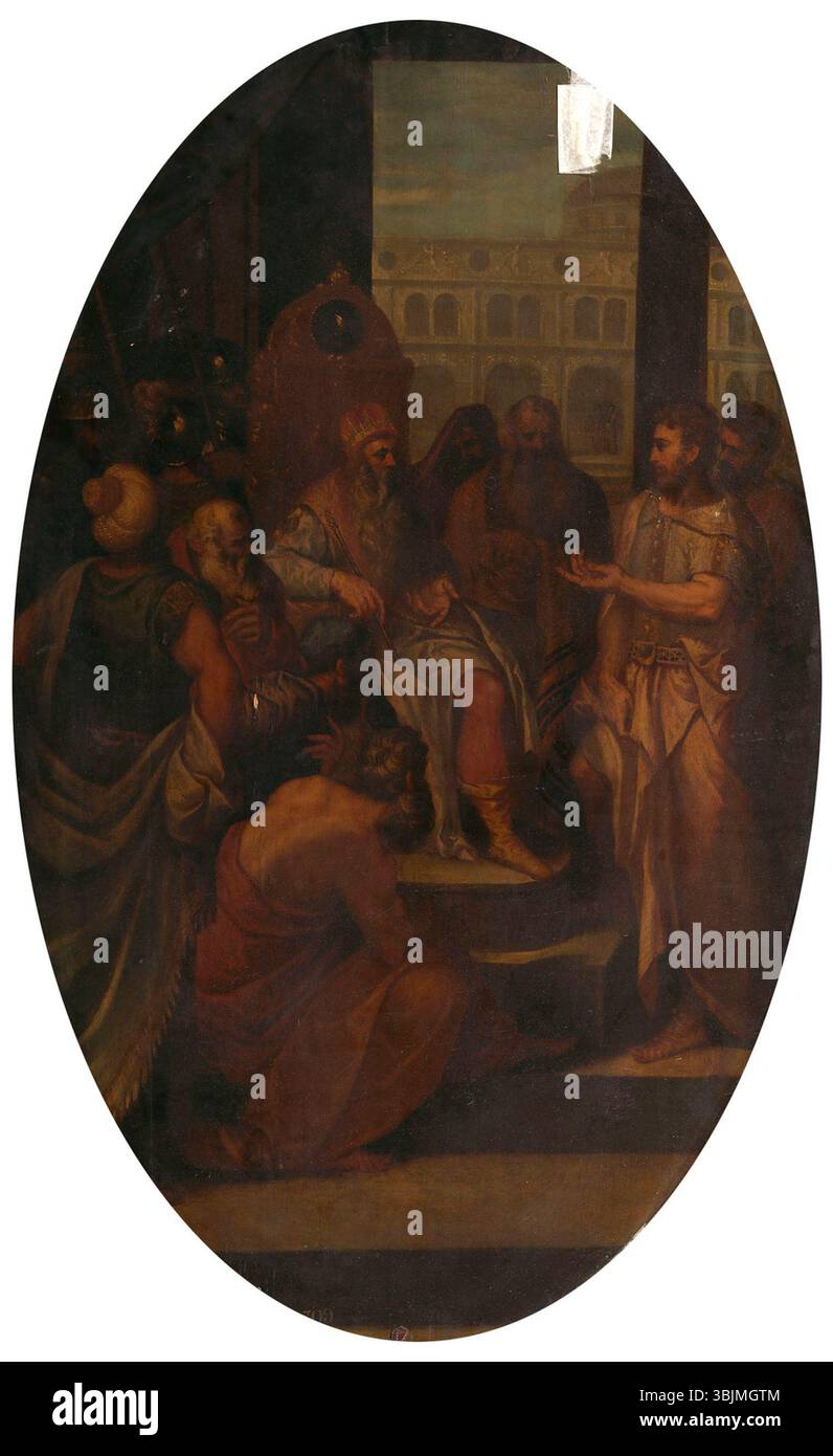 'Joseph Presents his Brothers to Pharaoh' (circa 1540-1550) by Giuseppe ...