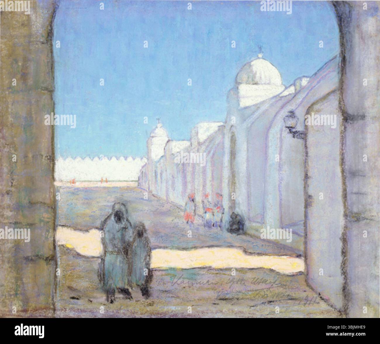 Ants Laikmaa (1866–1942) painted 'Moee Sidi Okba Kairuanis' in 1911 ...