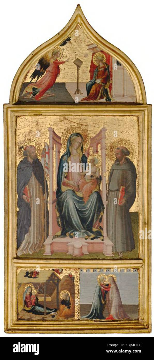 The 'Virgin and Child Enthroned with Saint Peter Martyr and Saint ...
