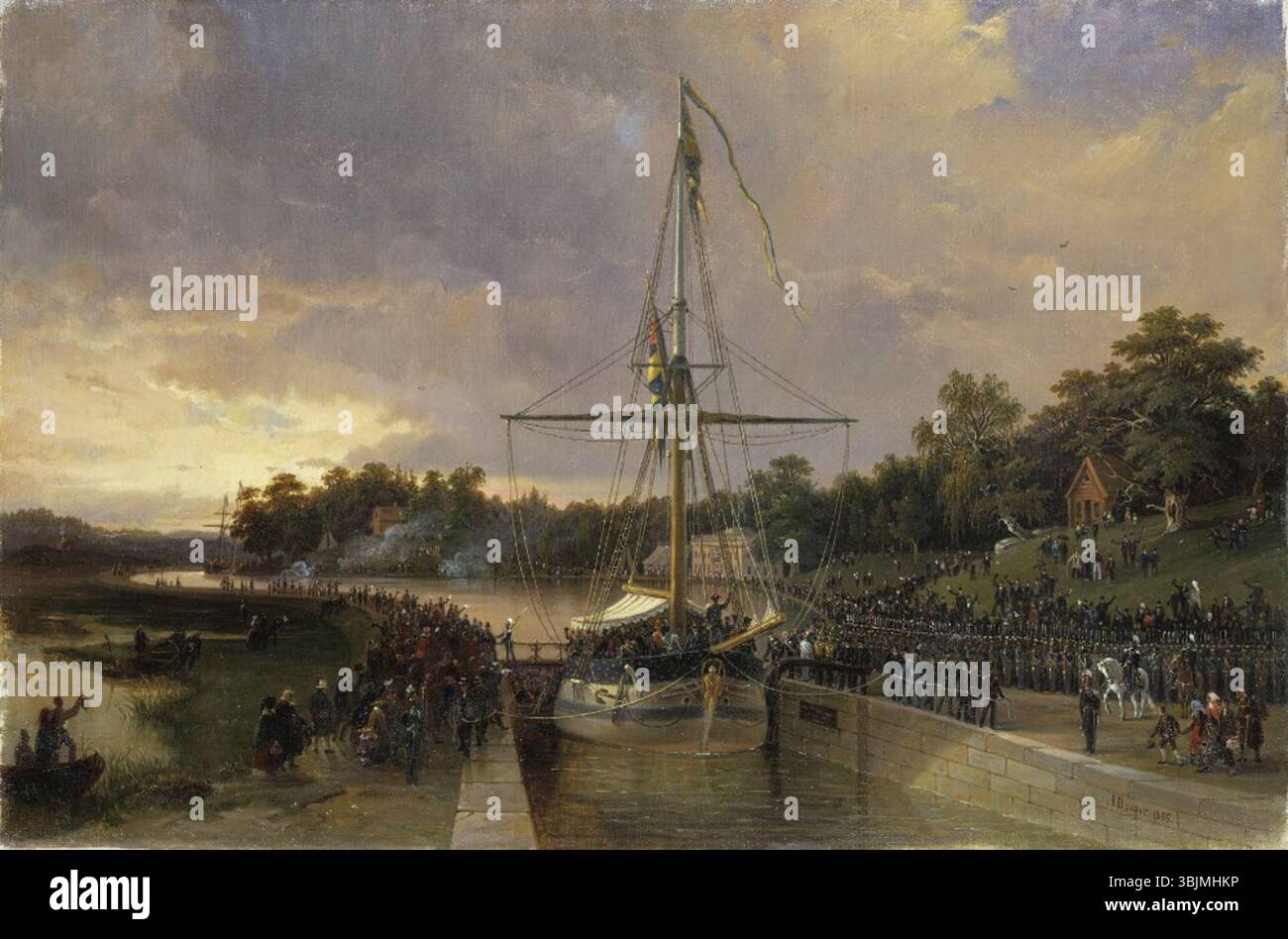 The opening of gota canal at mem hi-res stock photography and images ...