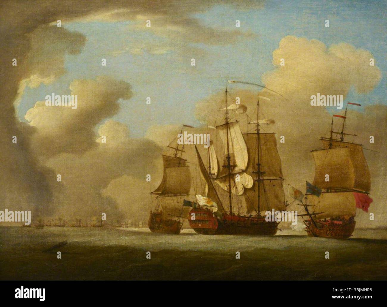 The capture of the spanish galleon st joseph hi-res stock photography ...