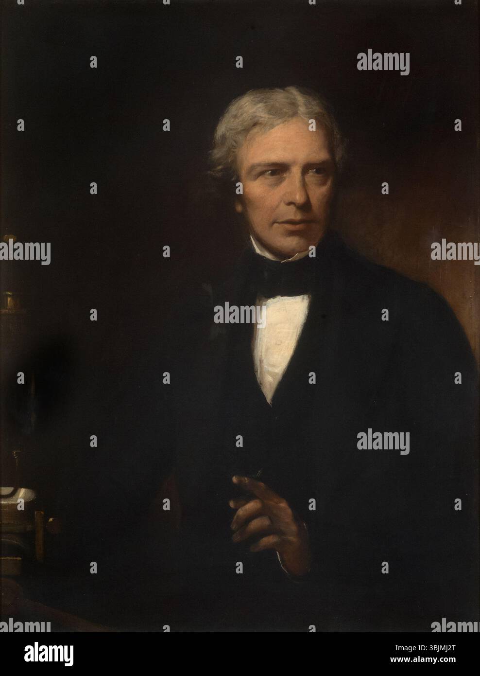 This portrait of Michael Faraday, painted between 1840 and 1849 ...