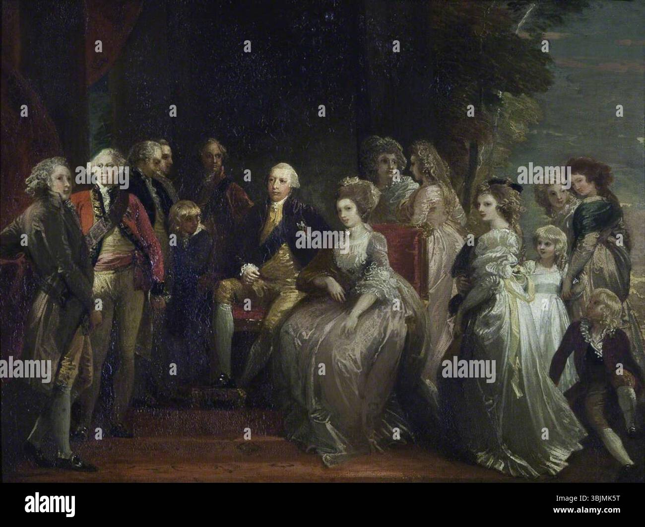 Stothard, Thomas; George III (1738-1820), and His Family; National ...