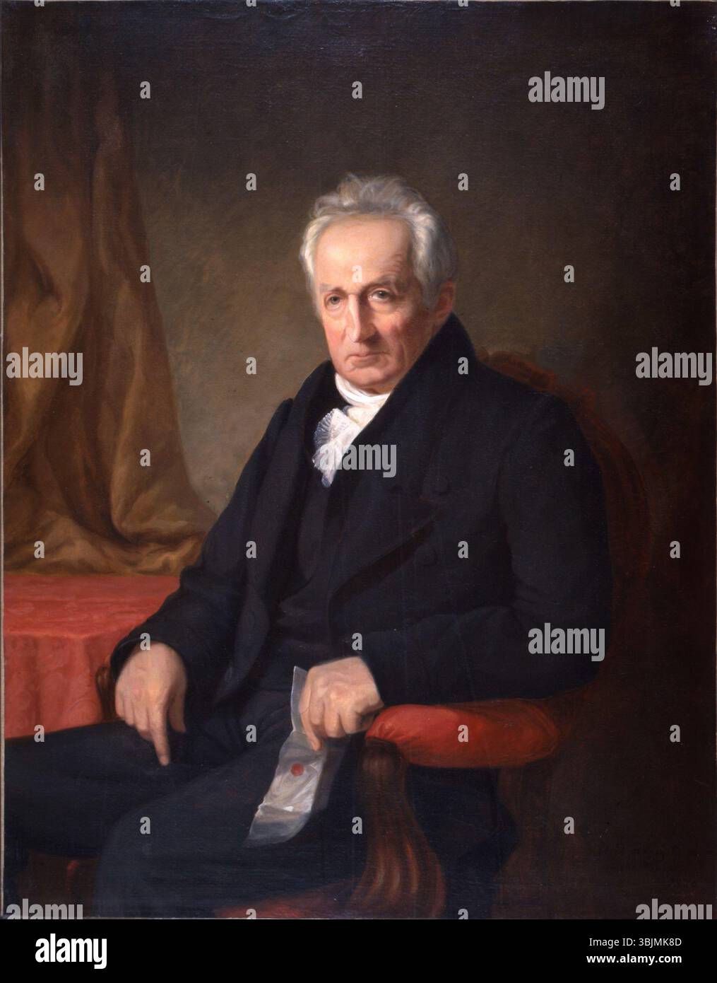 Portrait of medical educator Nathan Smith, painted by Ulysses Dow ...