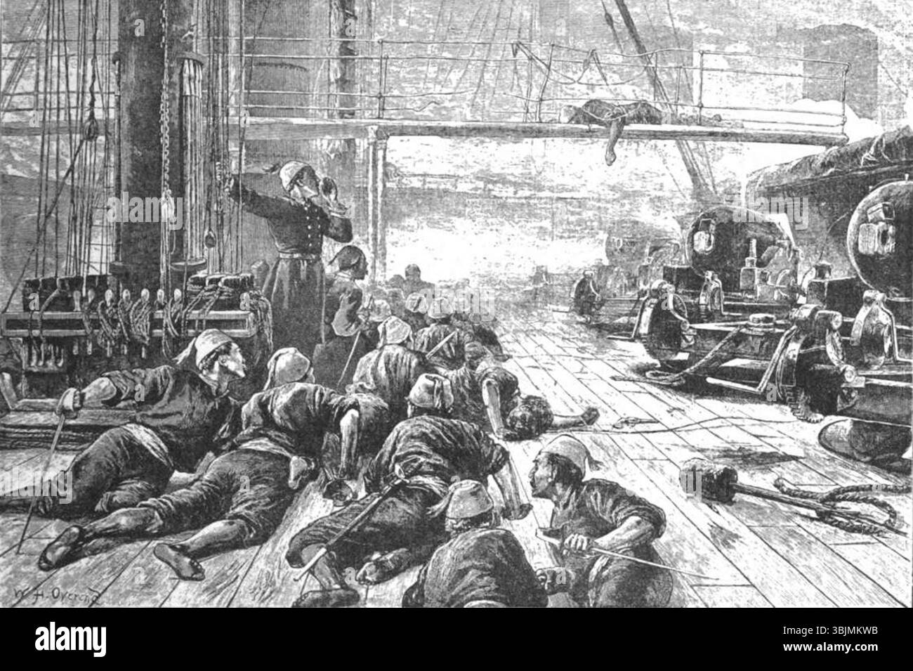 This illustration by William Heysham Overend from 1884 depicts a ...