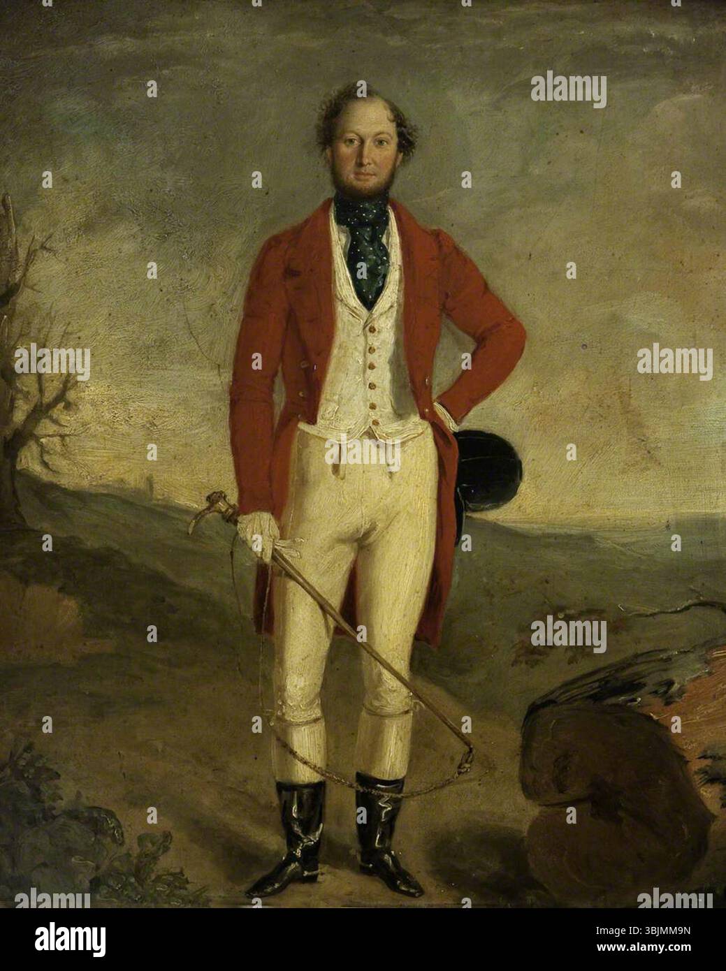 Ferneley I, John E.; A Man in Hunt Uniform; National Trust, Upton House ...
