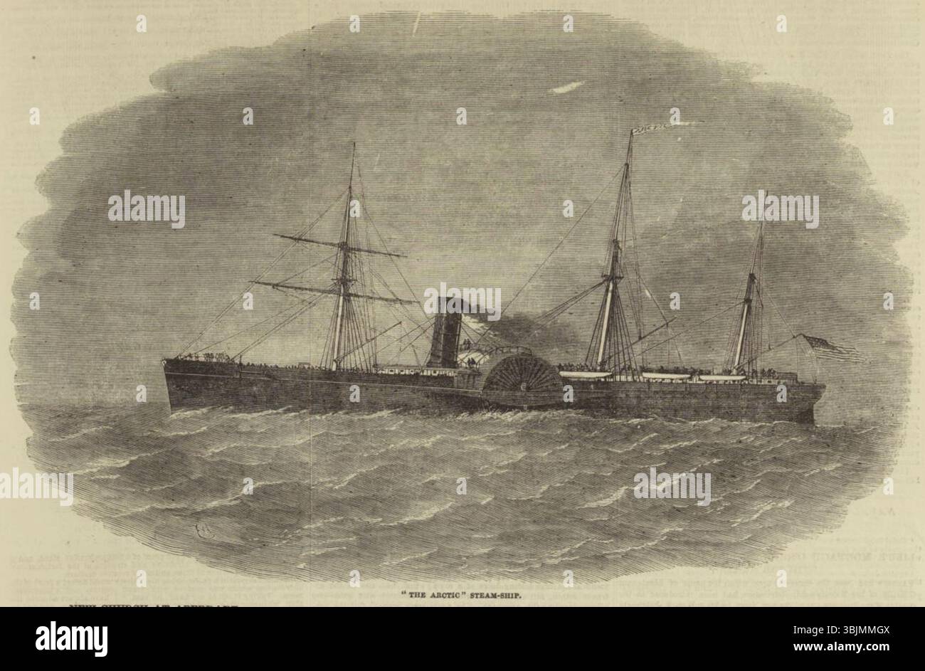 The illustration 'The Arctic Steam-Ship' was published in The ...