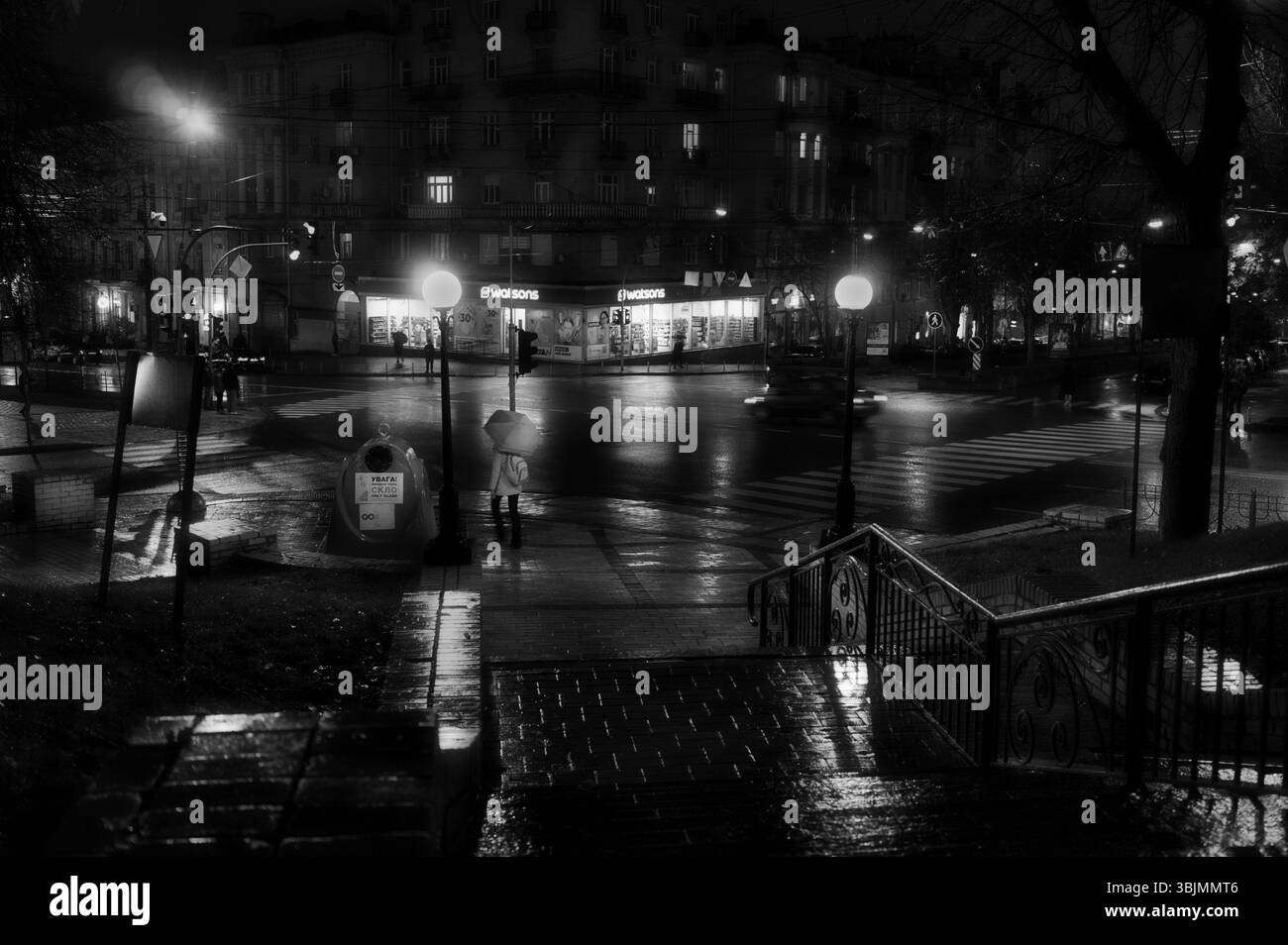 Turkey city lights night Black and White Stock Photos & Images - Alamy