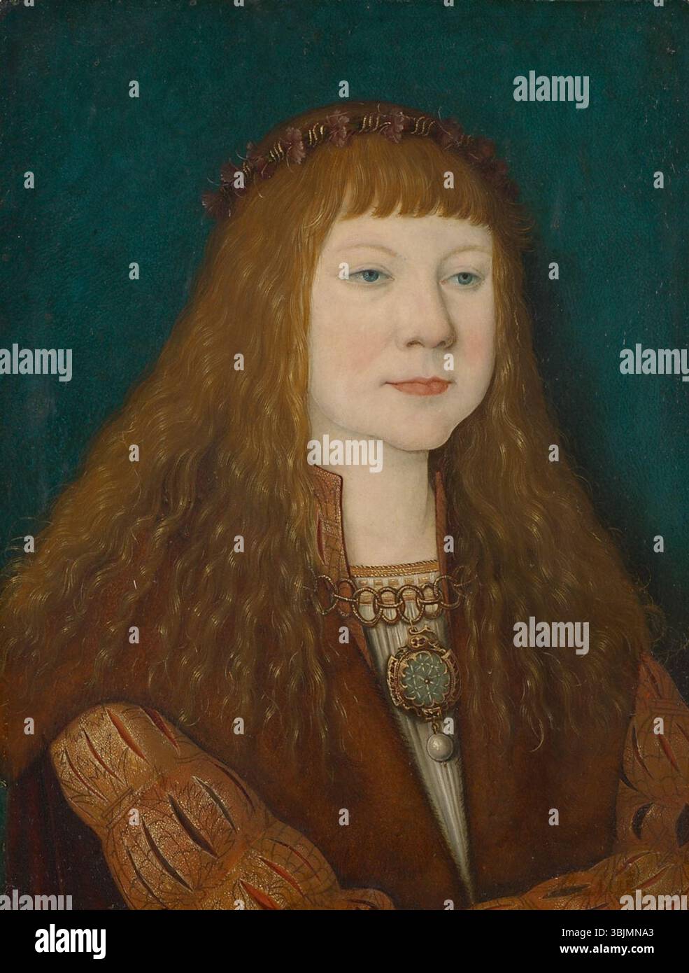 Bernhard Strigel’s painting of King Ludwig II of Hungary as a child ...