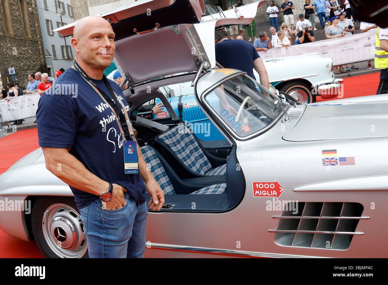 Brescia, Italy. 16th June, 2025. Stirling Elliot Moss, son of Stirling ...