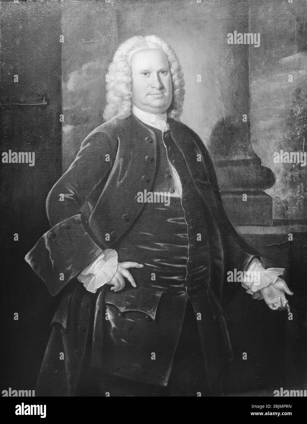 This 1762 painting by John Hesselius portrays James Tilghman, an ...