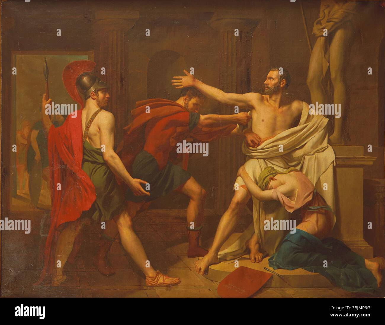 'La mort de Démosthène' (The Death of Demosthenes) by Georges Rouget ...