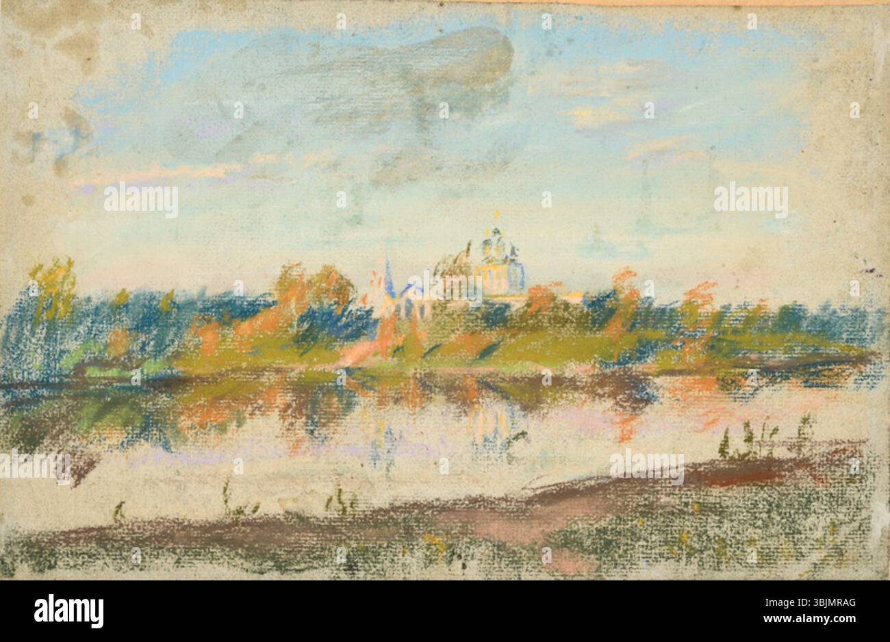 'Sügismaastikud. Etüüd' (Autumn Landscapes. Study) by Oskar Kallis ...