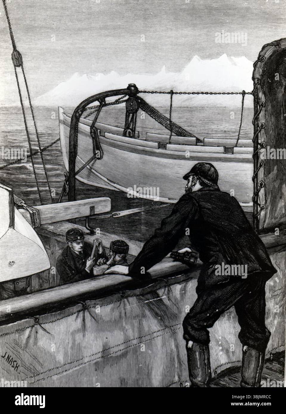 Joseph Nash's illustration *The Arctic Expedition* (1875) shows the ...