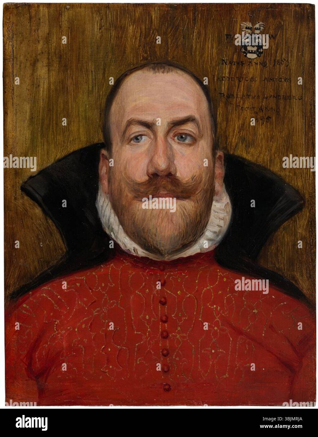 Robert Lundberg’s 1895 painting 'Fredrik Ulrik Wrangel af Sauss ...