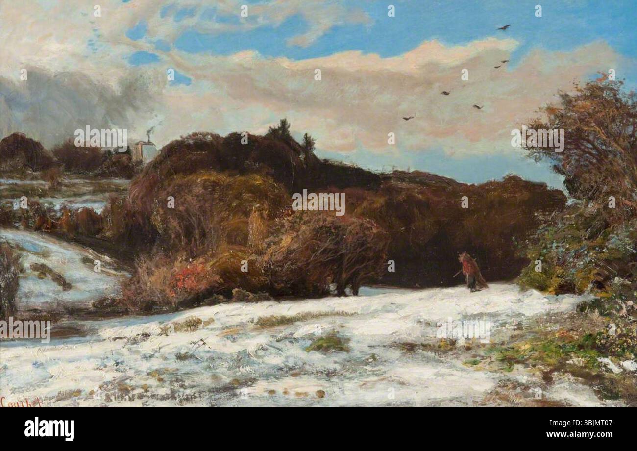 Courbet, Gustave; Winter at Ornans; McLean Museum and Art Gallery ...