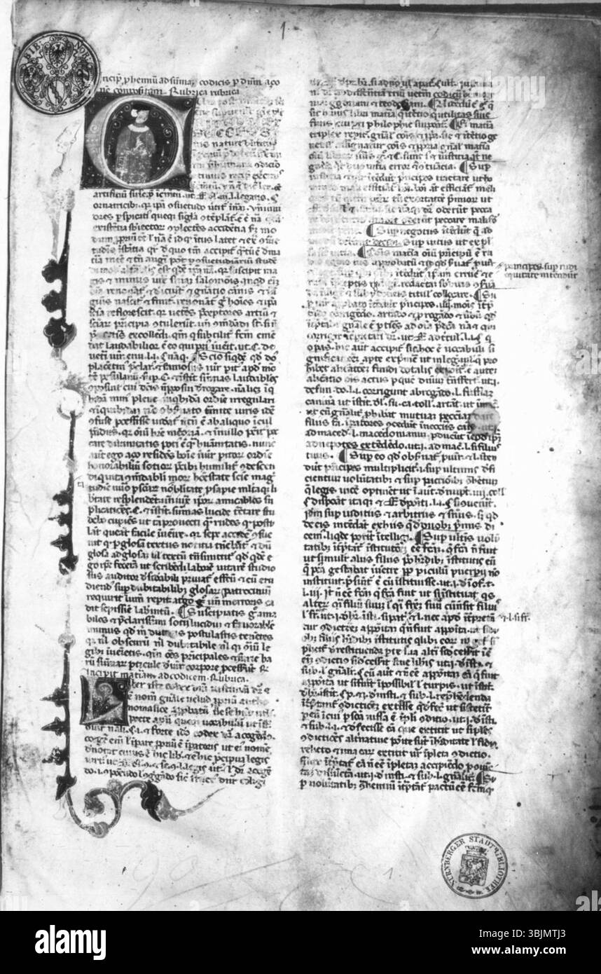 The Azzone Summa Codicis is a 14th-century Latin manuscript comprising 274 parchment folios ...