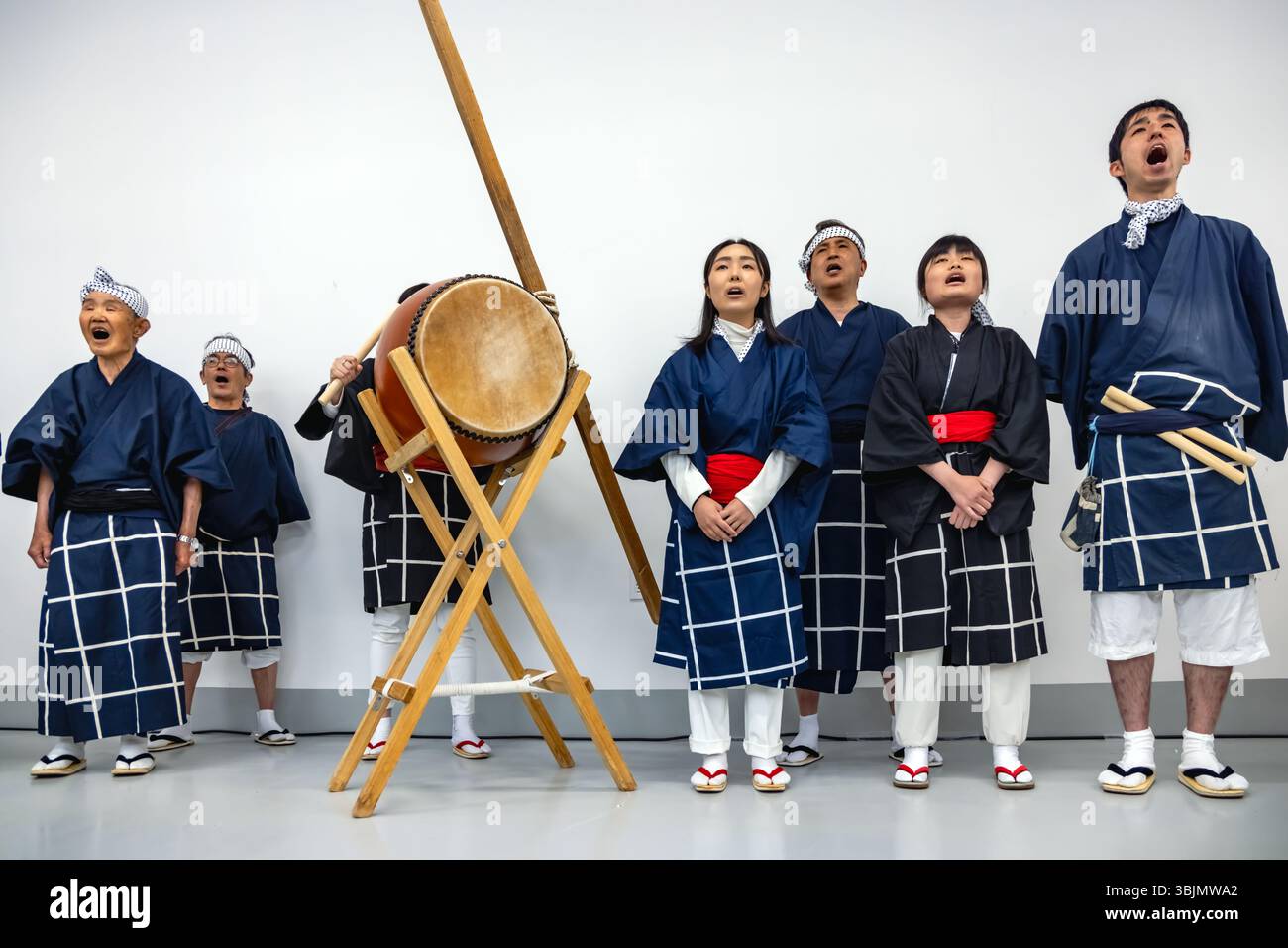 Traditional japanese singers performing at the World Expo 2025 in Osaka ...